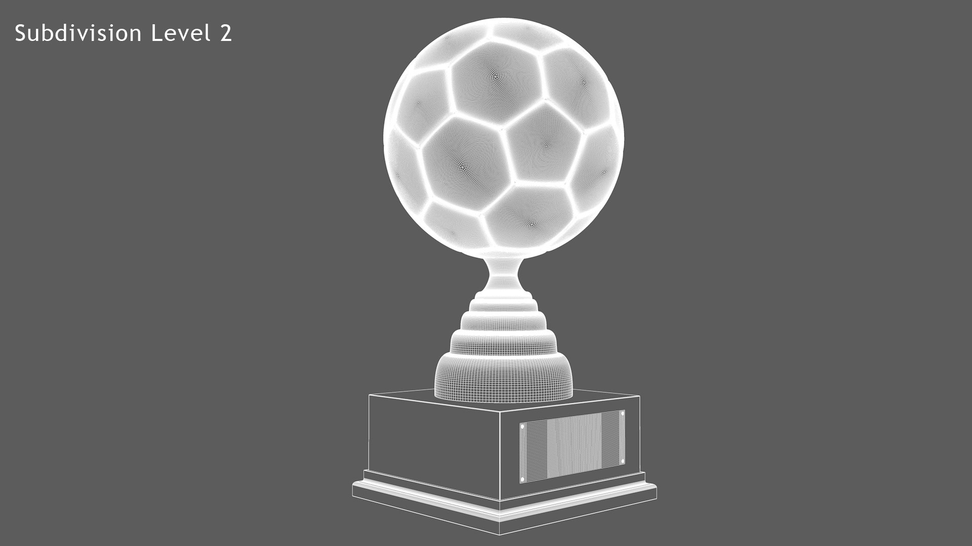3D Soccer Trophy Model - TurboSquid 1870080