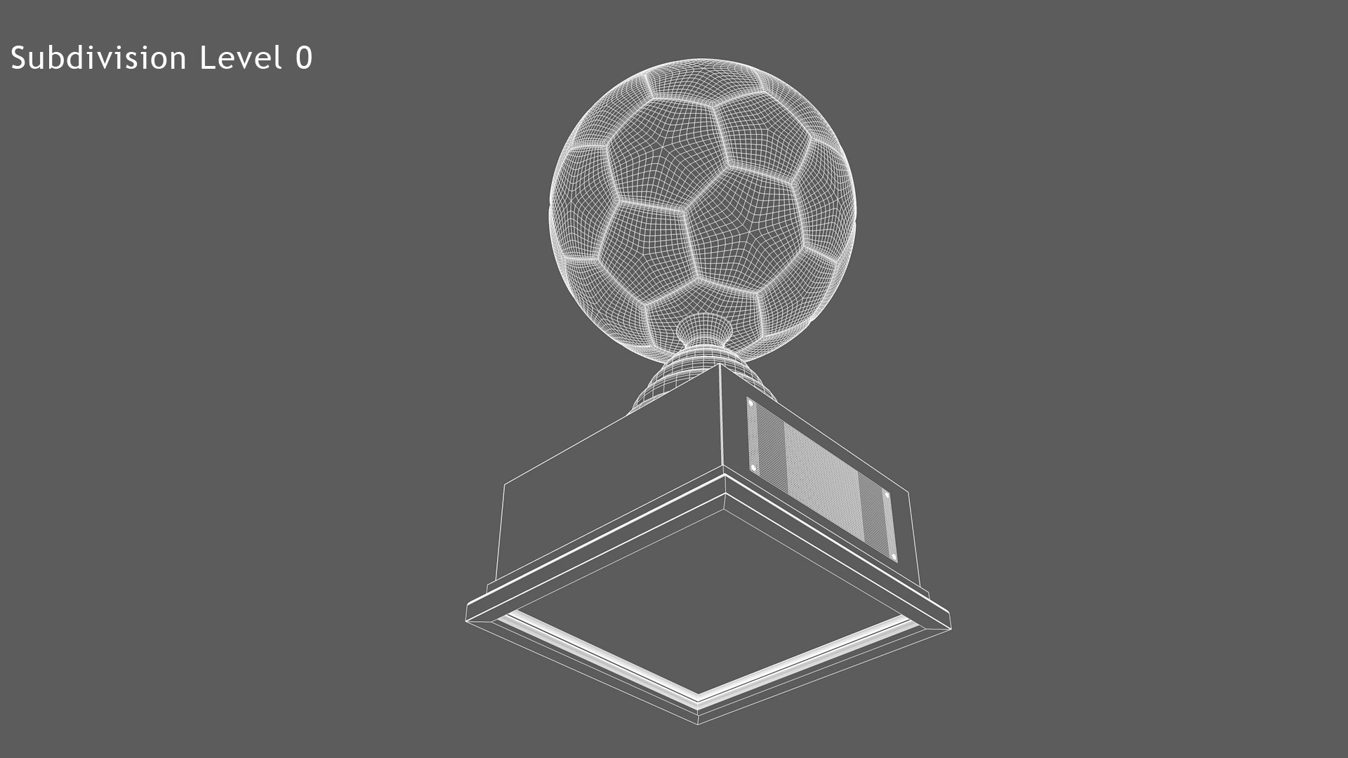 3D Soccer Trophy Model - TurboSquid 1870080