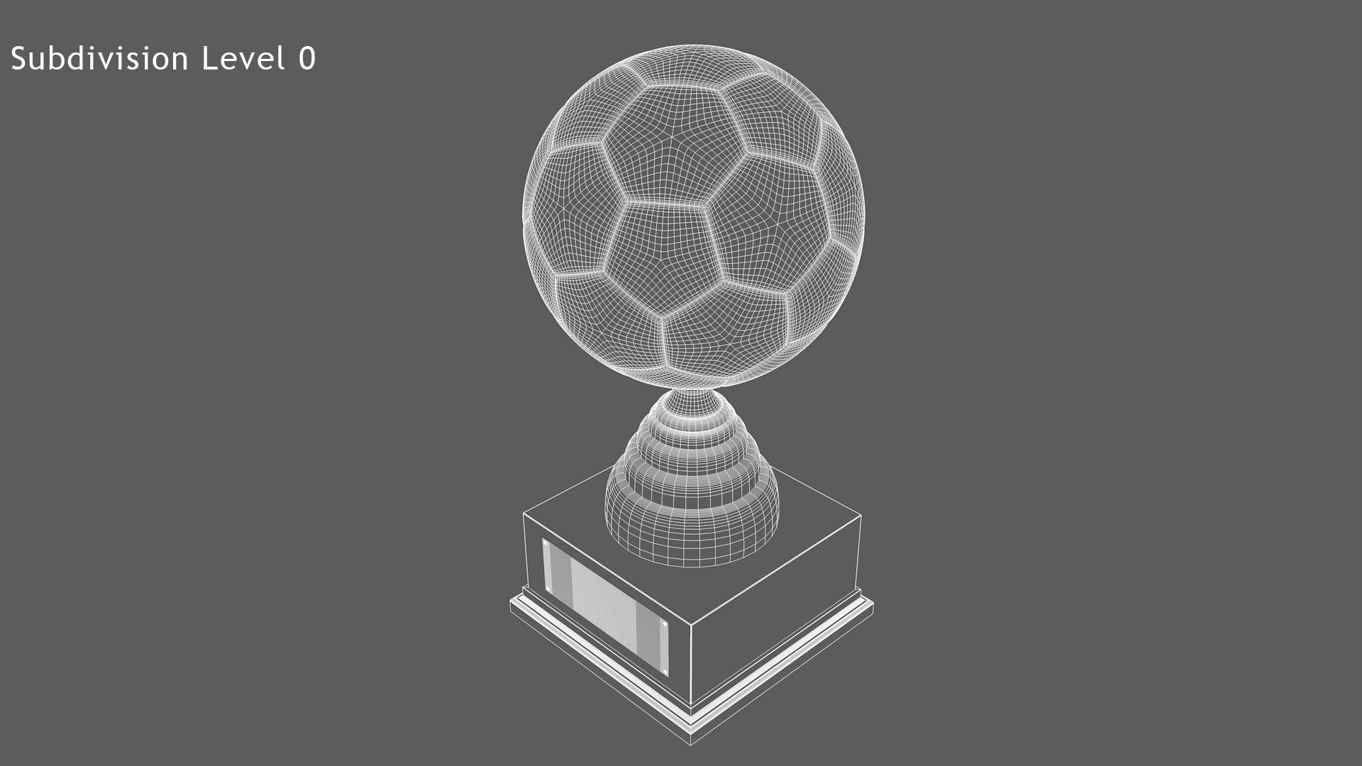 3D Soccer Trophy Model - TurboSquid 1870080