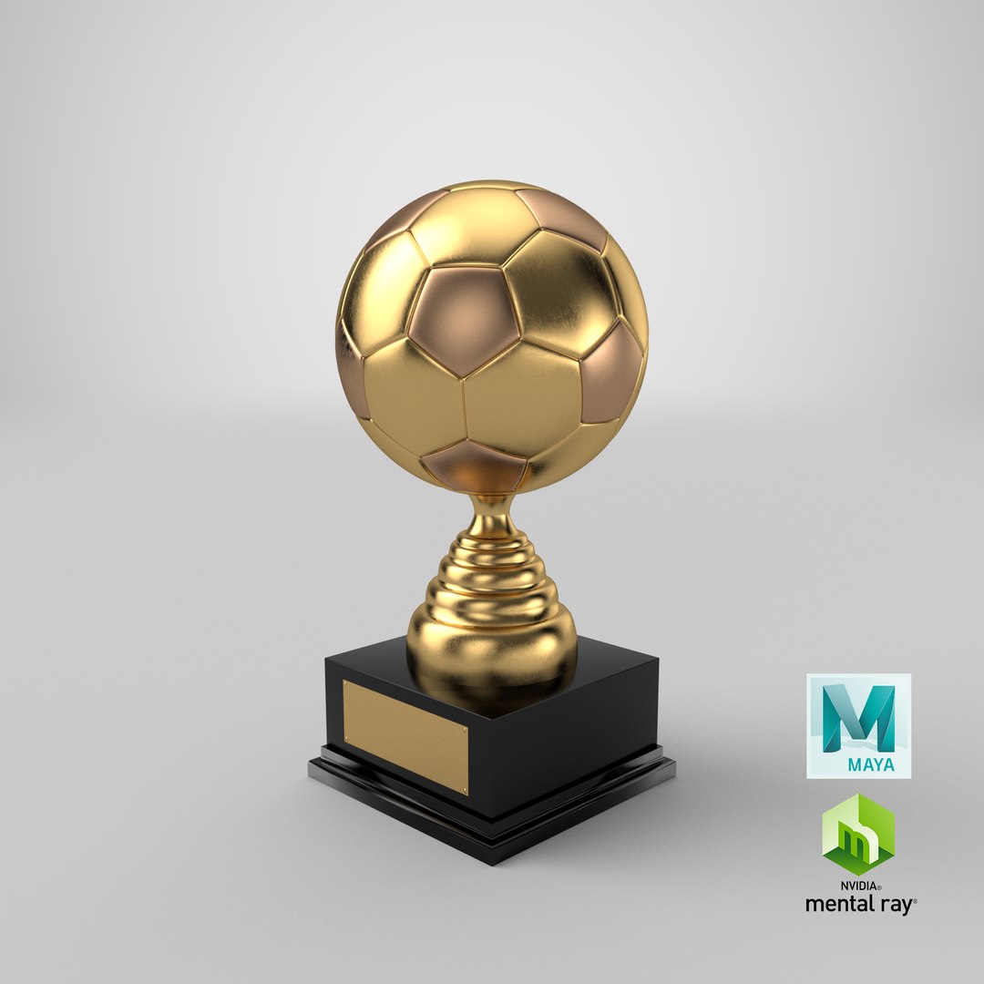 3D Soccer Trophy model - TurboSquid 1870080