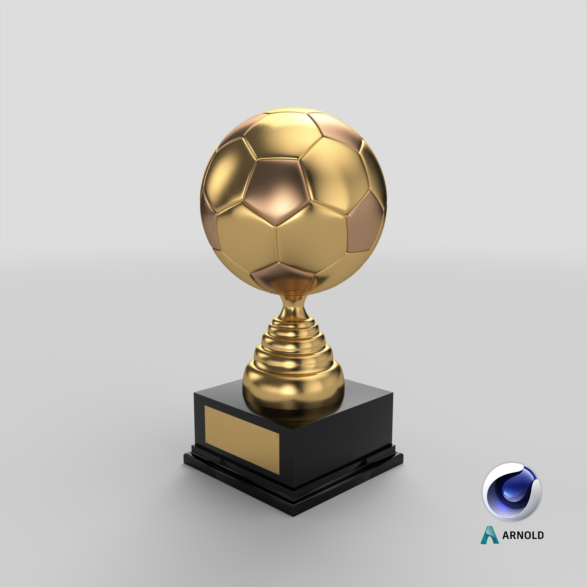 3D Soccer Trophy model - TurboSquid 1870080