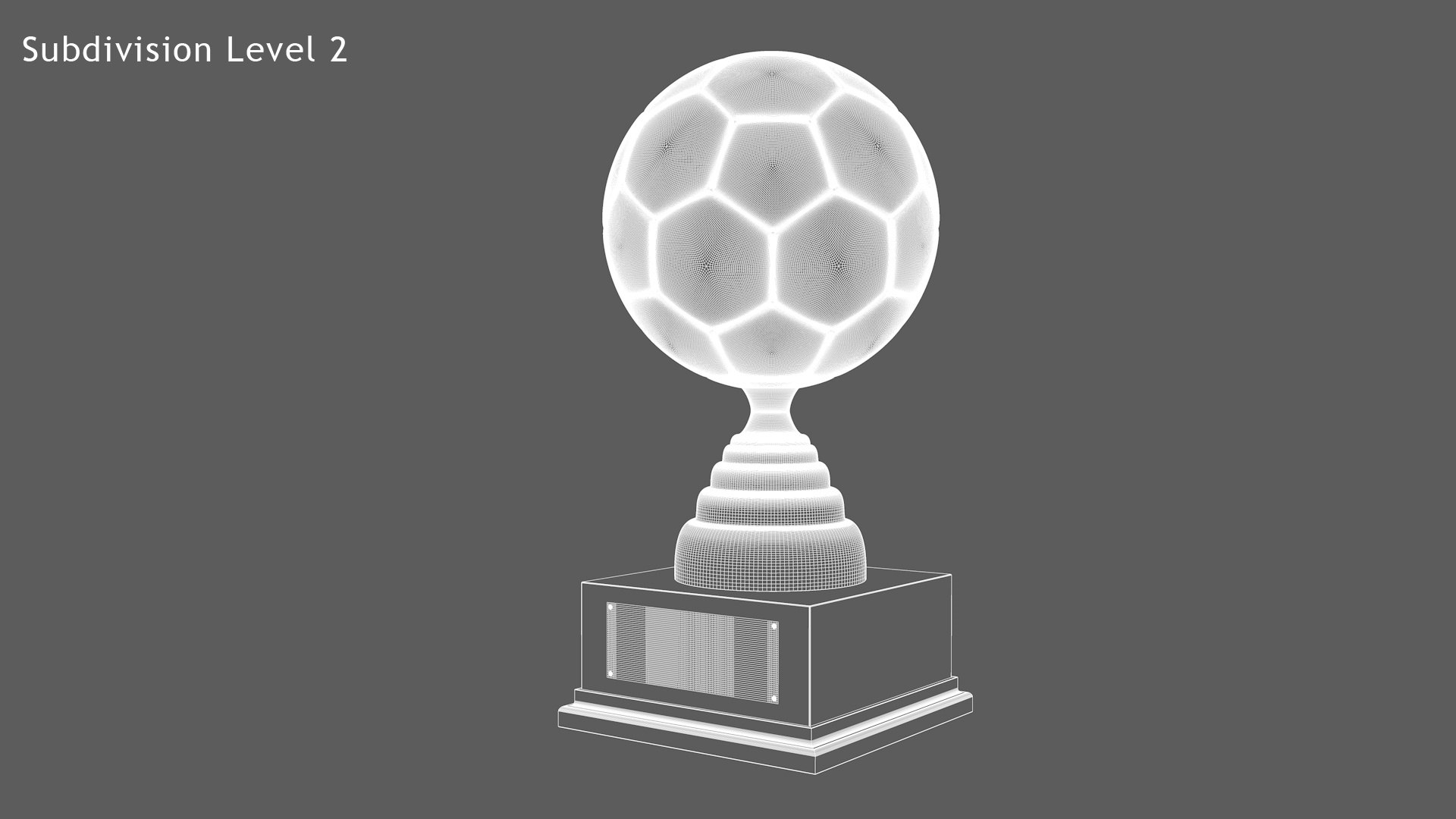 3D Soccer Trophy Model - TurboSquid 1870080