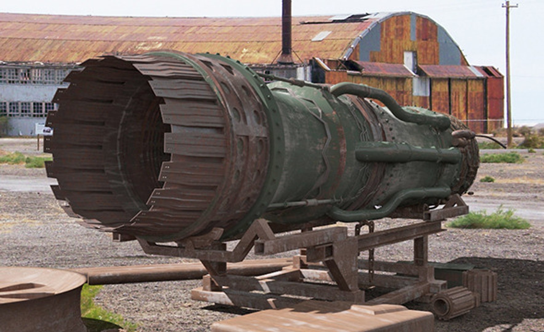 F-16 Jet Engine 3d Max