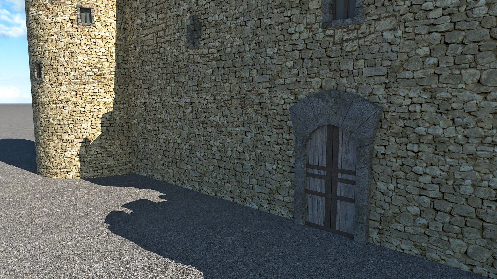 Small medieval castle 3D model - TurboSquid 1474159