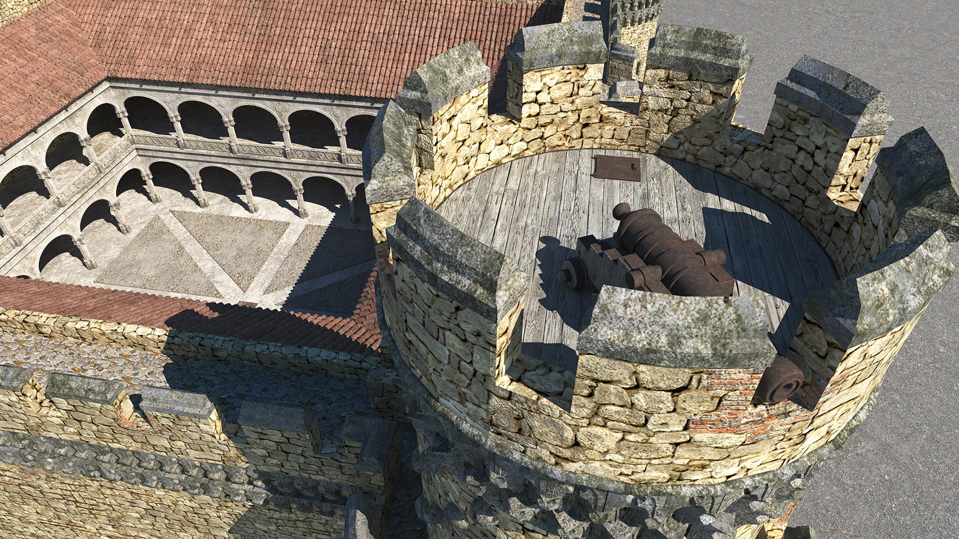 Small medieval castle 3D model - TurboSquid 1474159