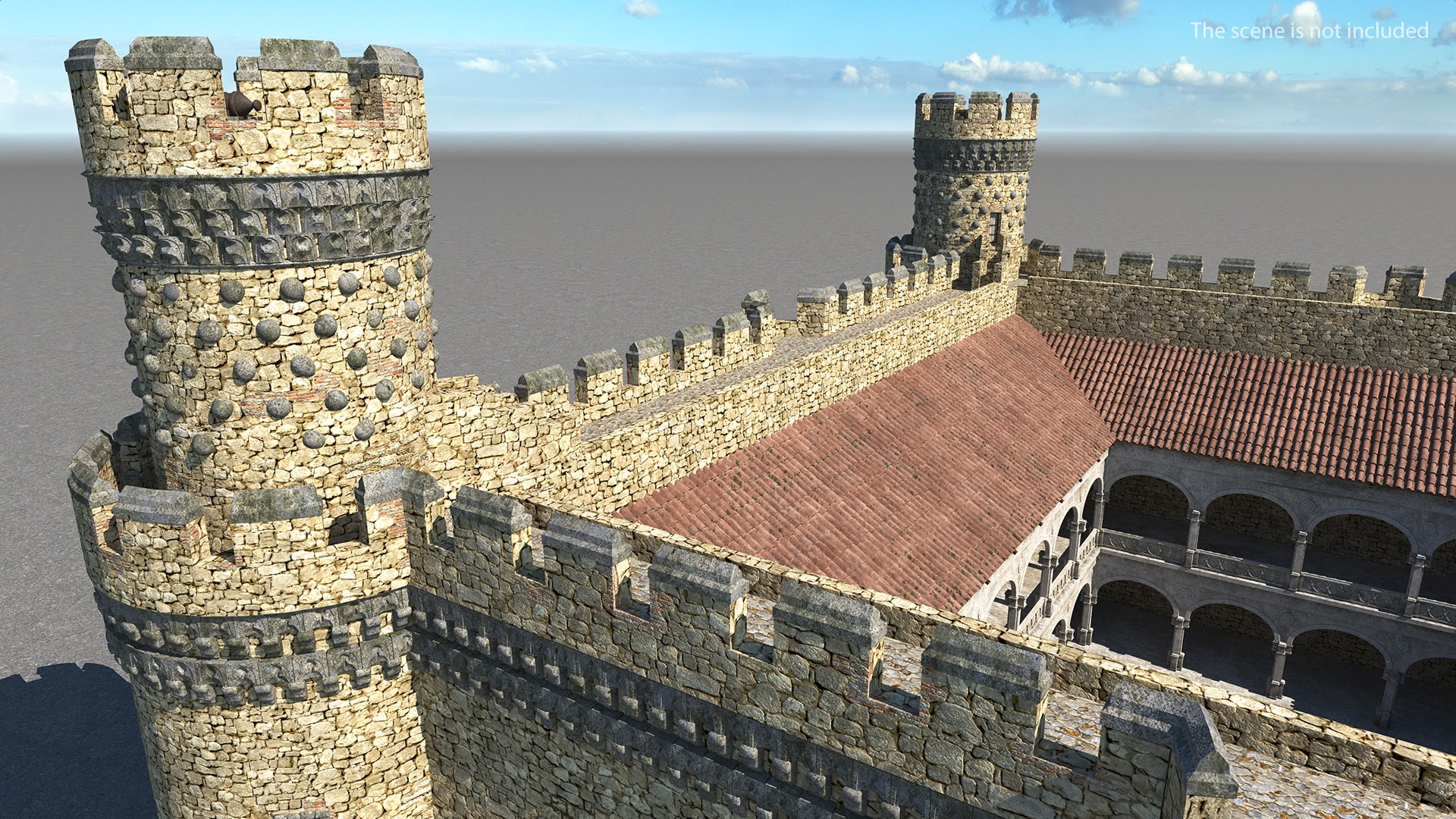 Small medieval castle 3D model - TurboSquid 1474159