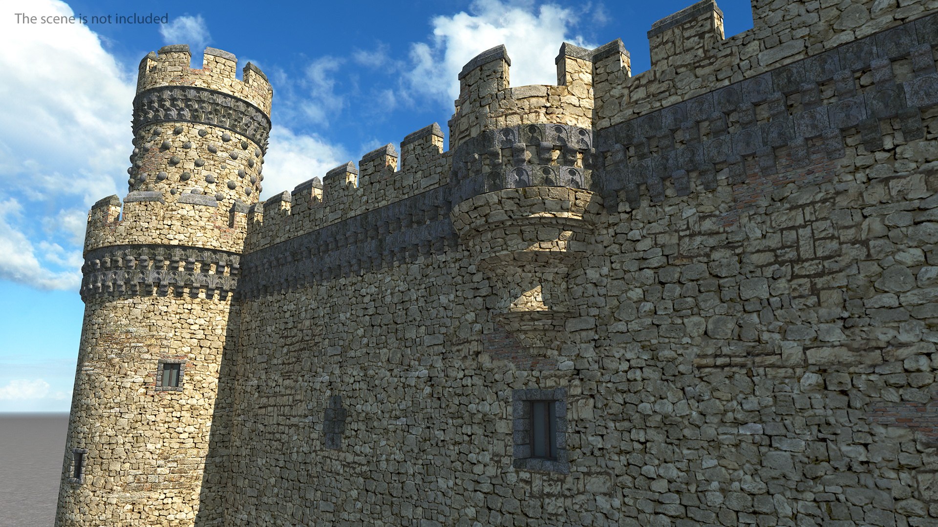Small medieval castle 3D model - TurboSquid 1474159