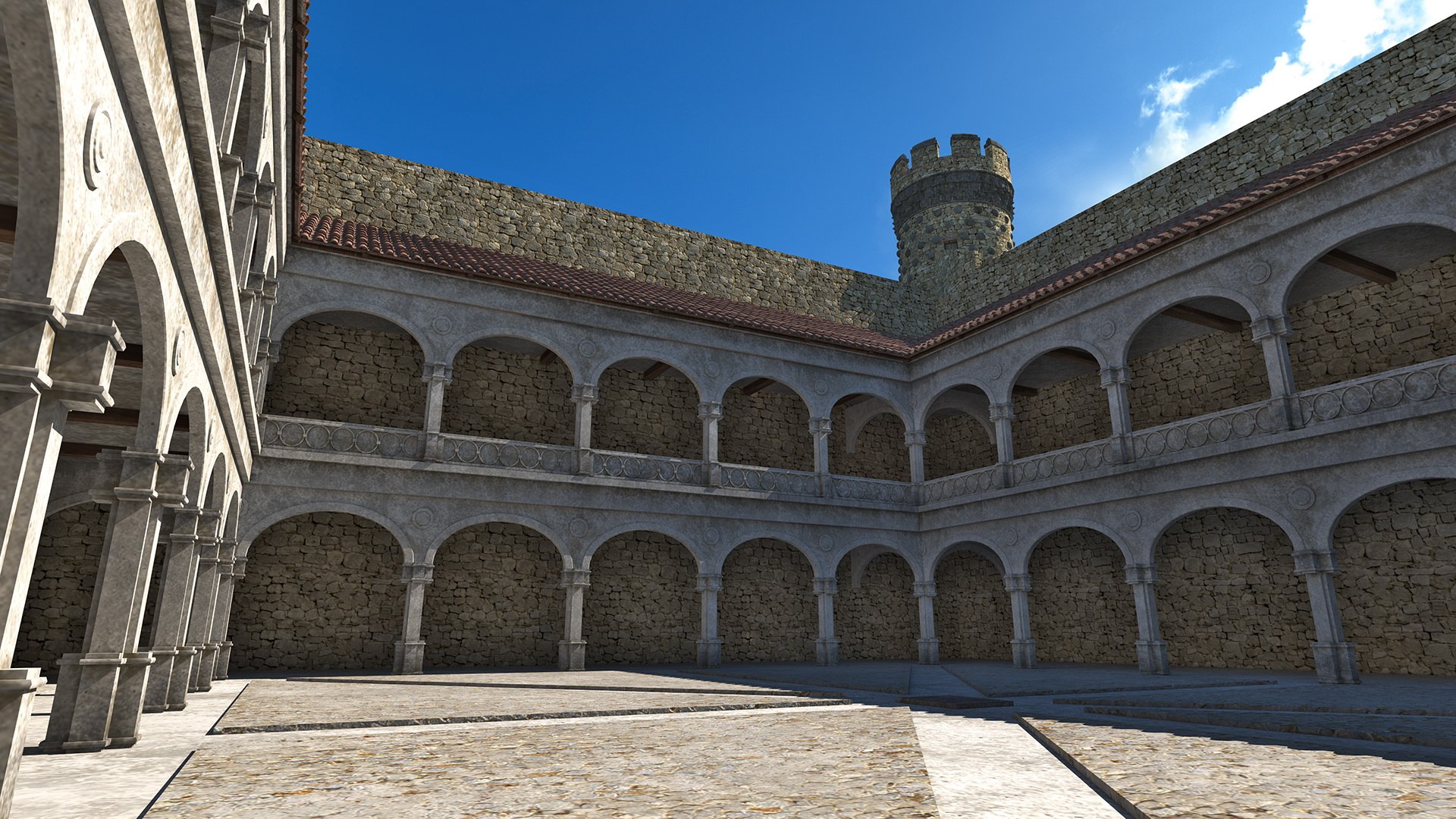 Small medieval castle 3D model - TurboSquid 1474159