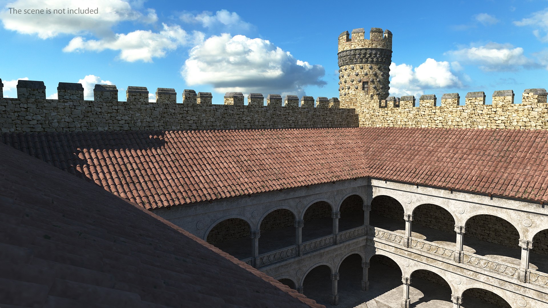 Small medieval castle 3D model - TurboSquid 1474159