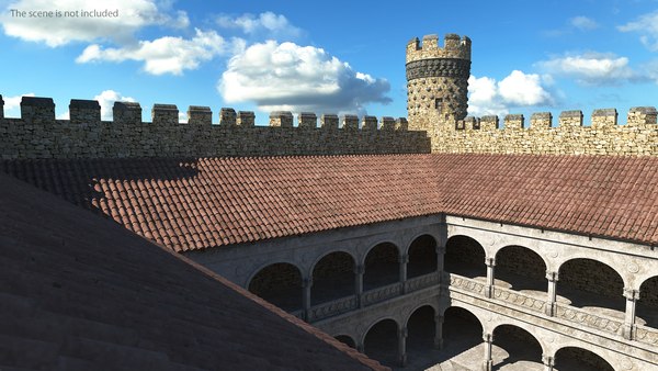 Small medieval castle 3D model - TurboSquid 1474159