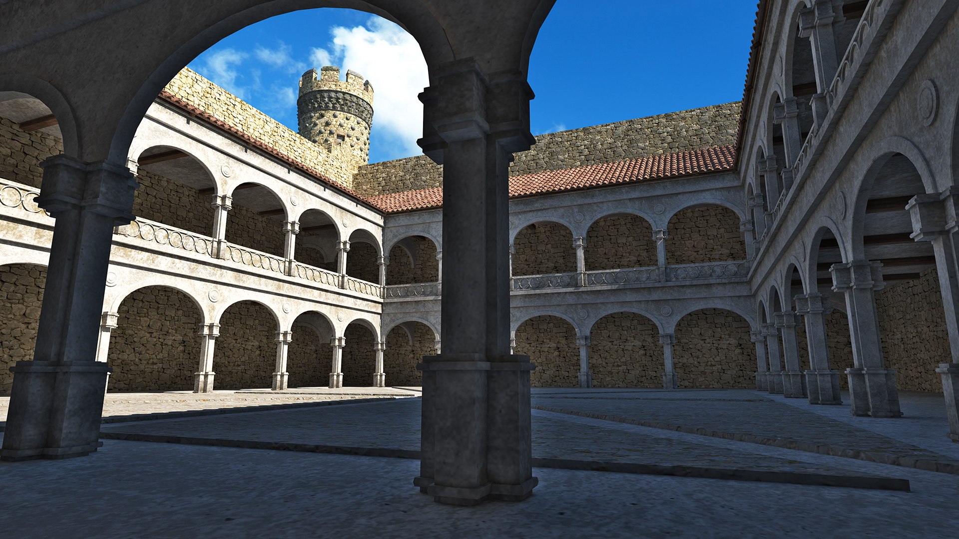 Small medieval castle 3D model - TurboSquid 1474159