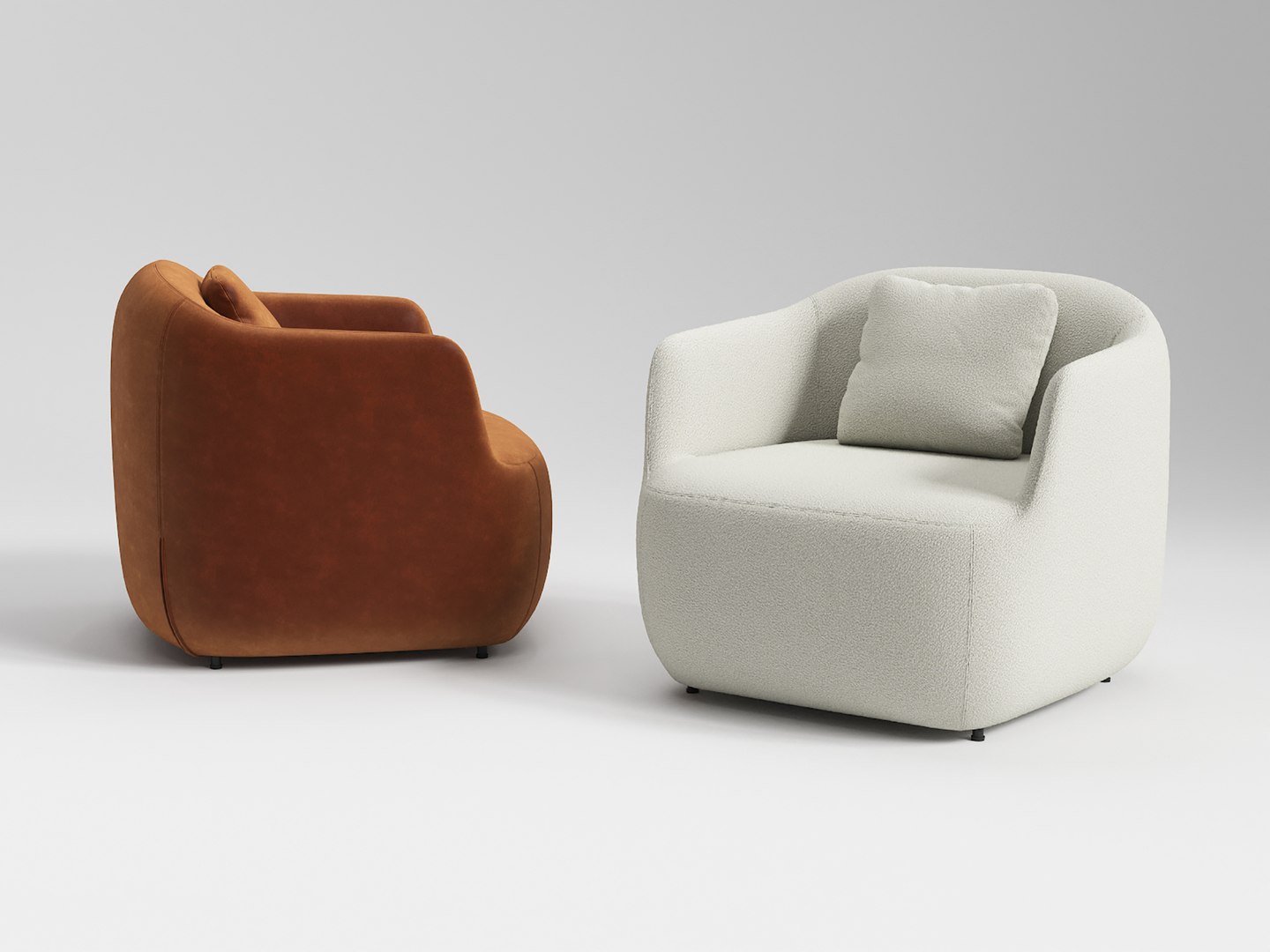 Como Side Chair 3D Model - TurboSquid 2156002