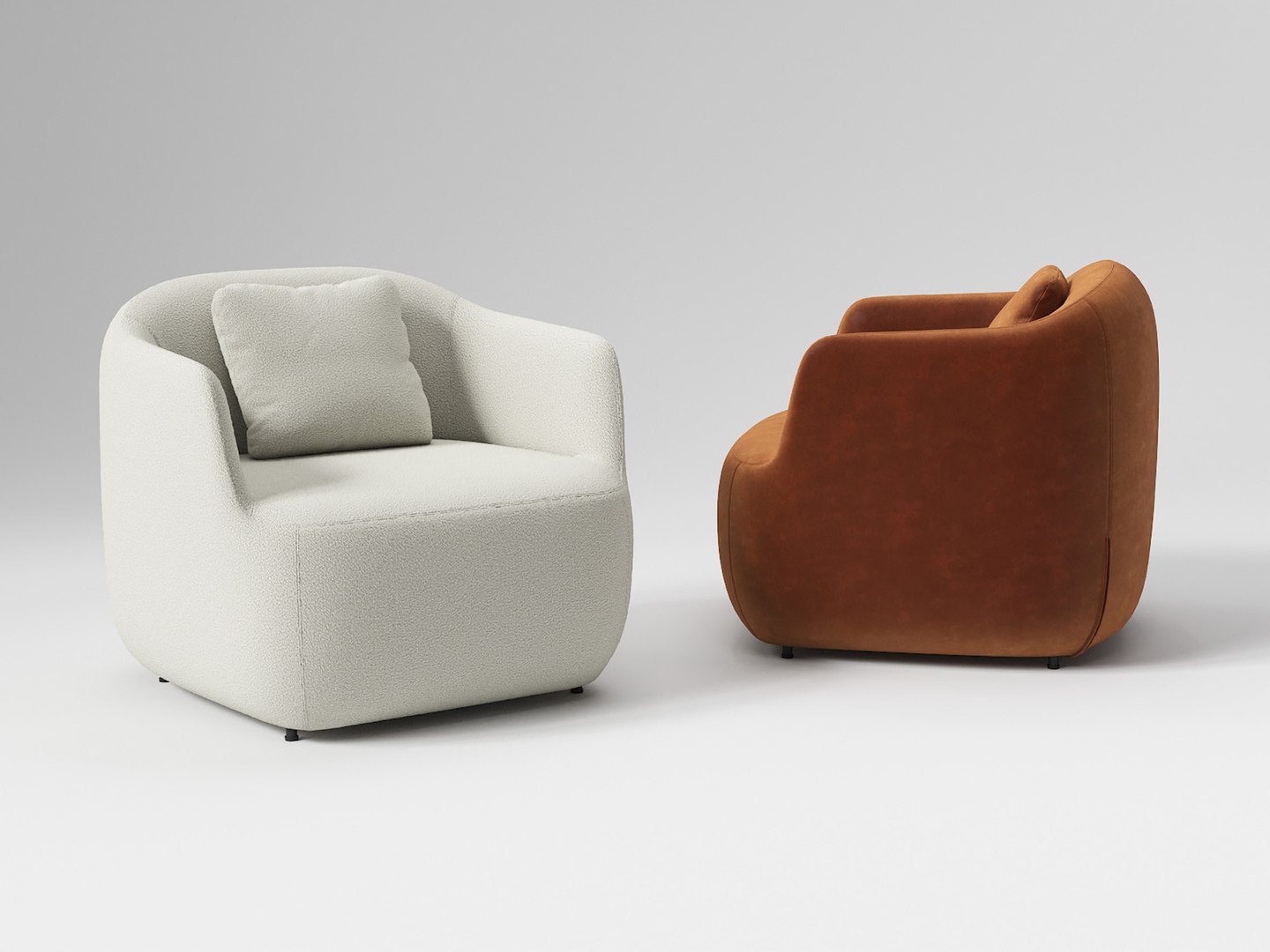 Como Side Chair 3D Model - TurboSquid 2156002