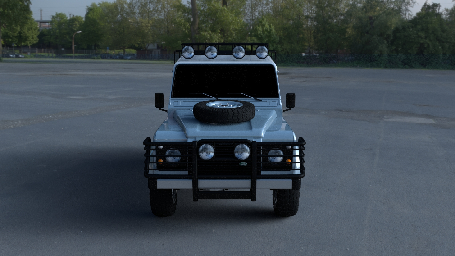 land rover defender 110 3d model