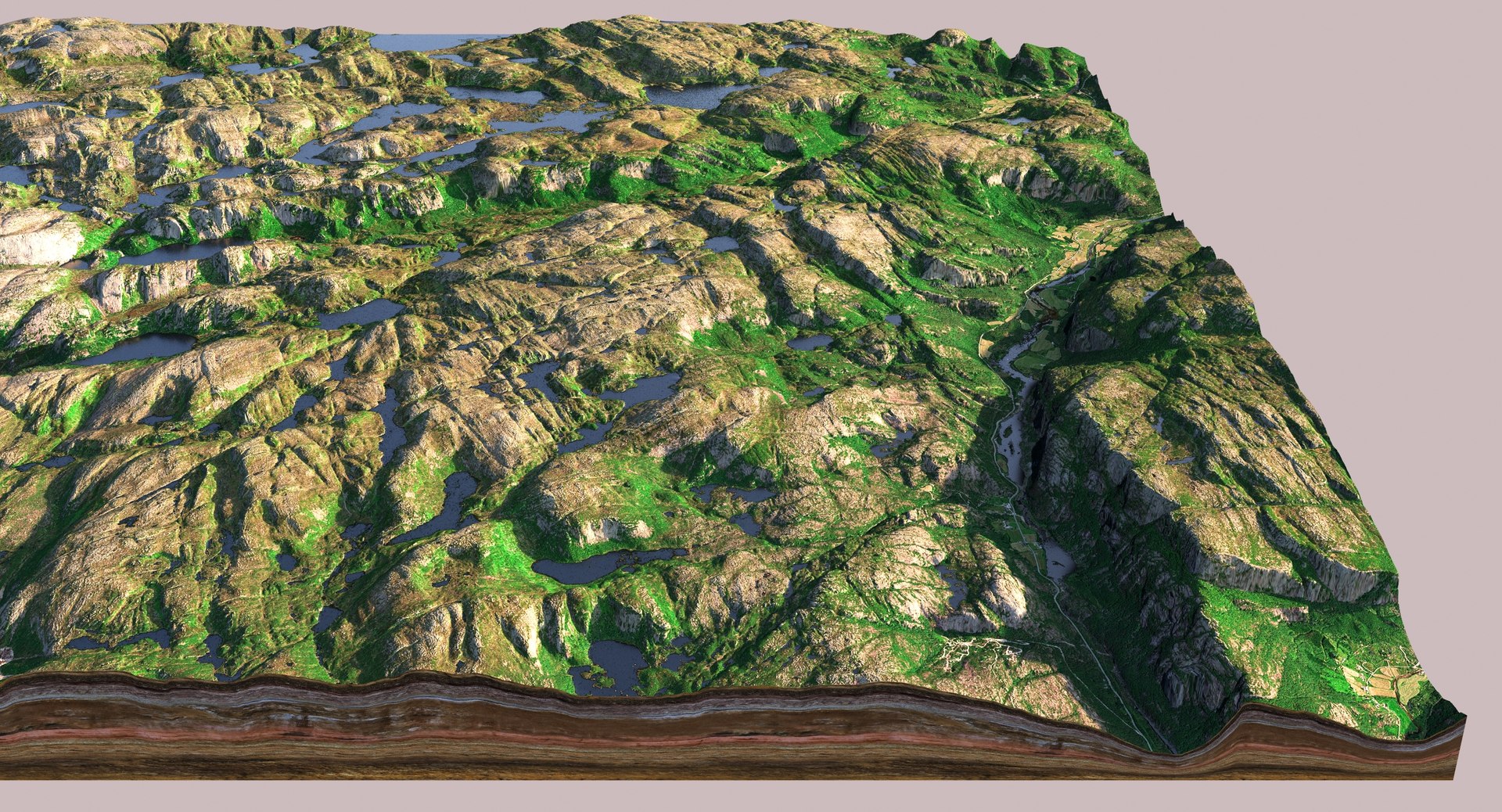 3D Norway Lakes - TurboSquid 2013857