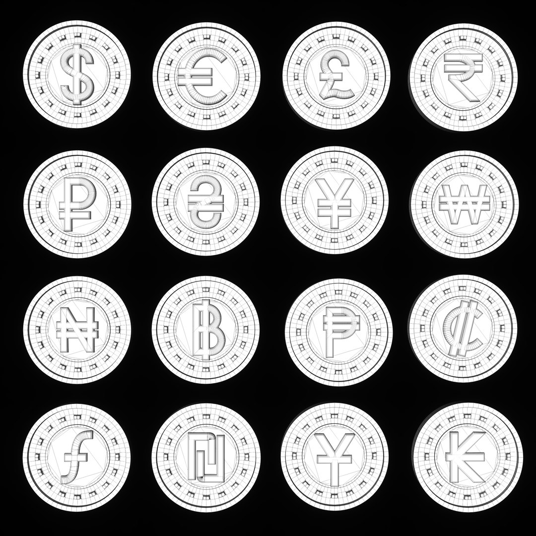 Currency Coins 3D - TurboSquid 1996584