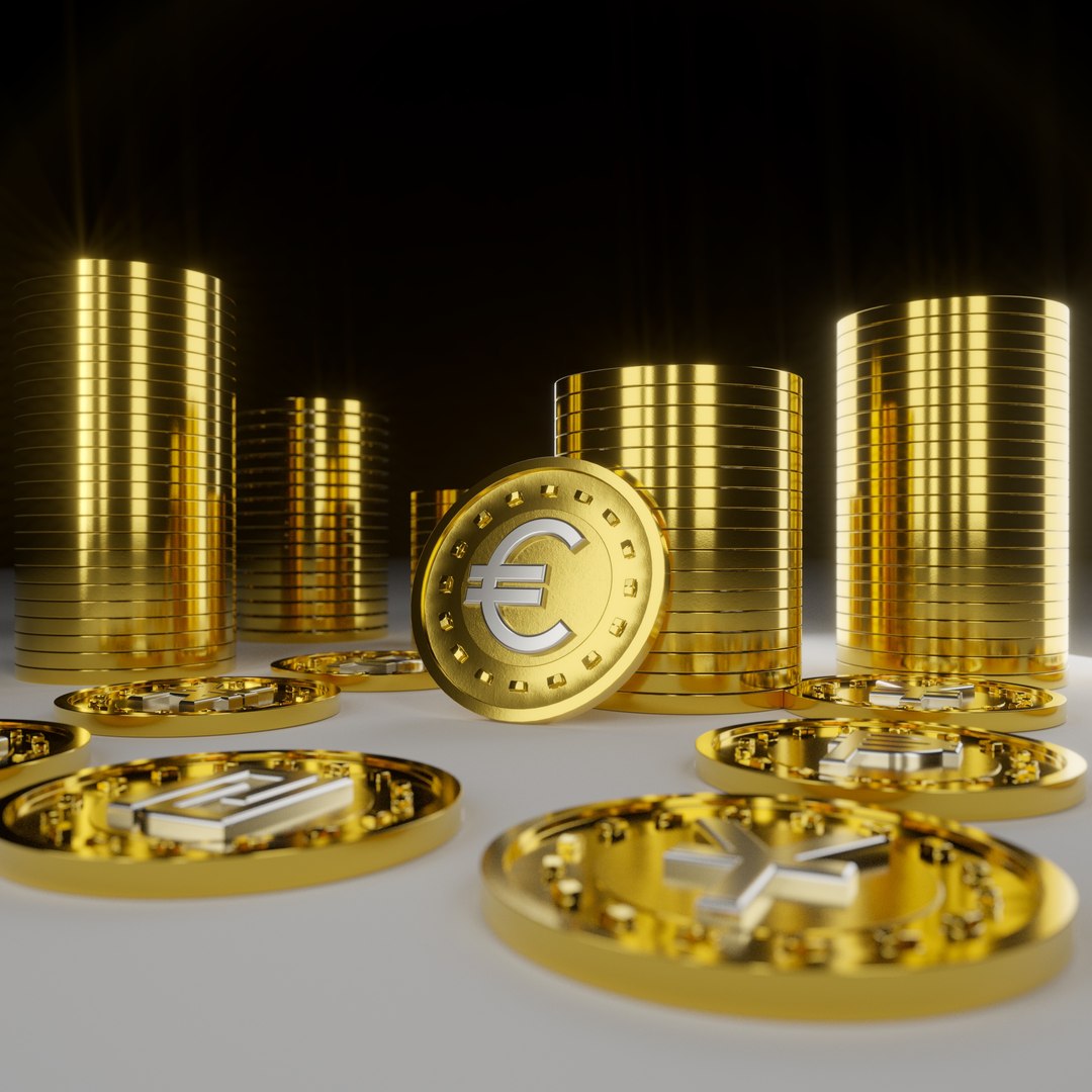 Currency Coins 3D - TurboSquid 1996584