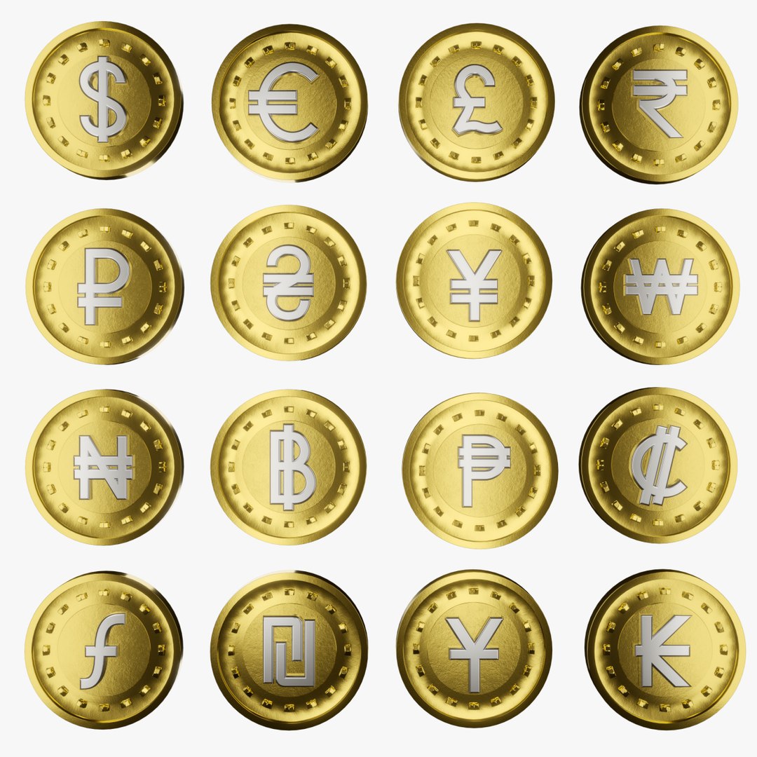 Currency Coins 3D - TurboSquid 1996584