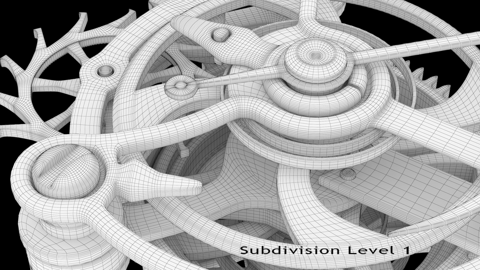 3D Tourbillon Mechanism PBR - TurboSquid 2002223