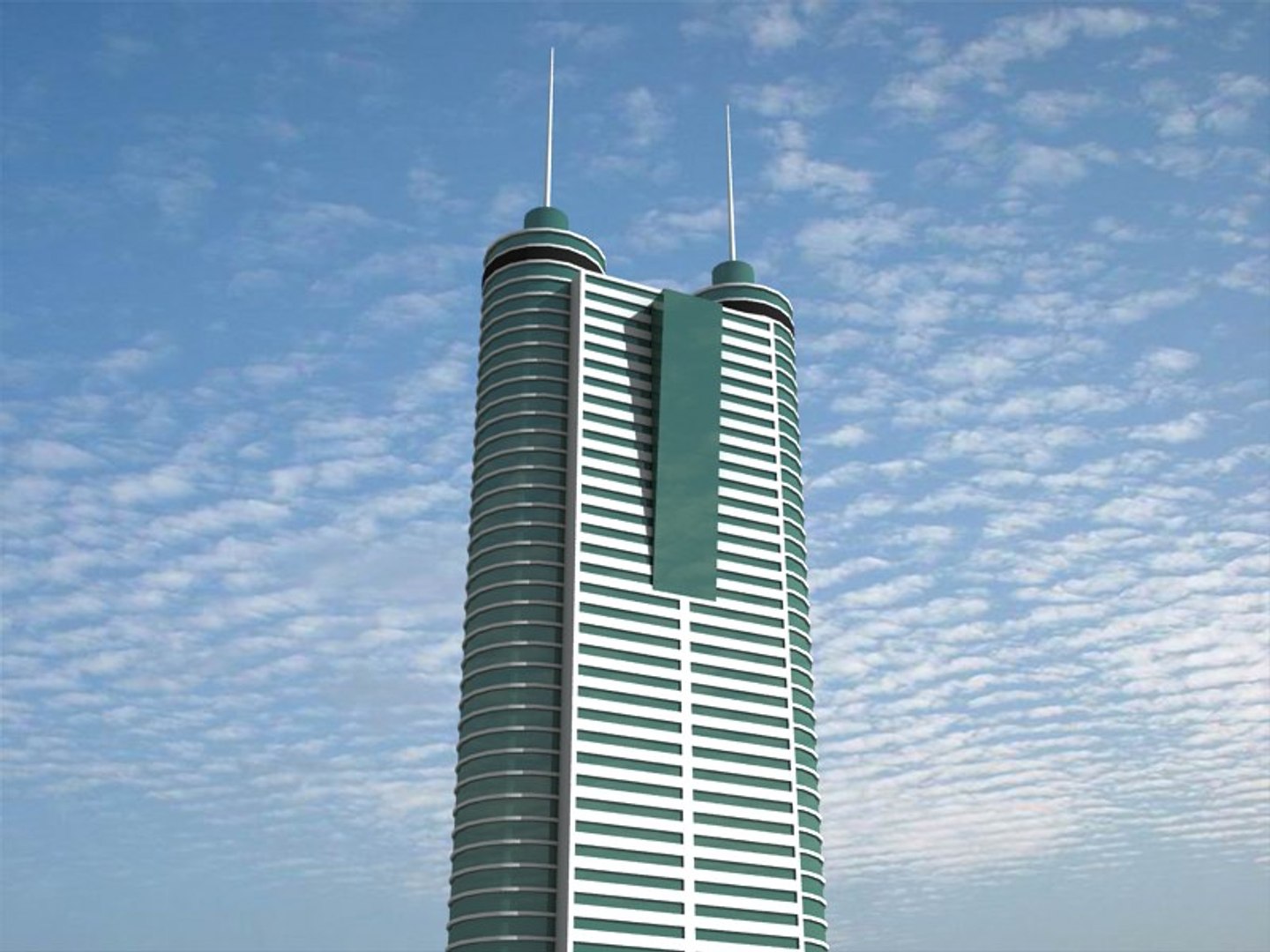 3d Model Shun Hing Square Skyscrapers