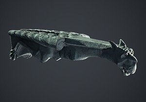 3D Model Waterspout Gargoyle - Fell Mount - TurboSquid 2123633