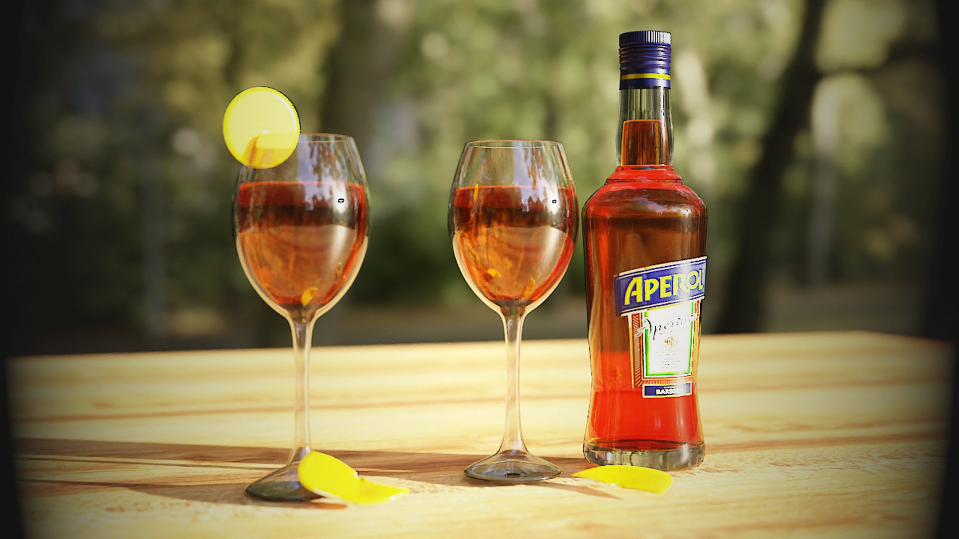 Aperol Alcoholic Drink Model - TurboSquid 1517062