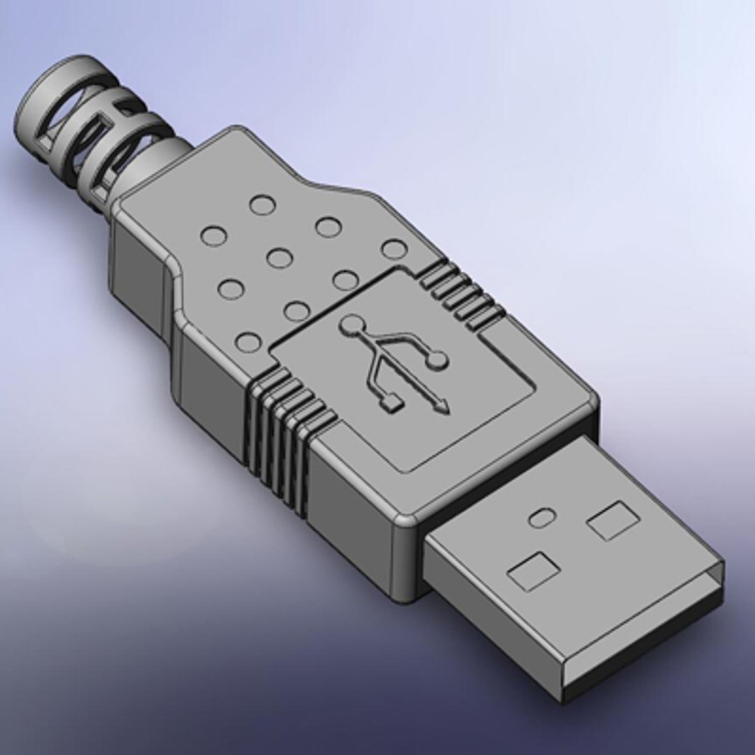 Usb Connector 3d 3ds