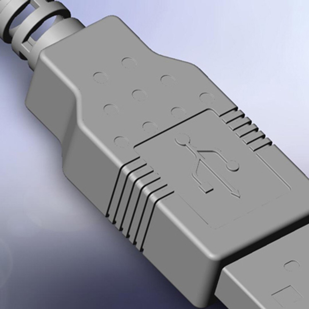 Usb Connector 3d 3ds