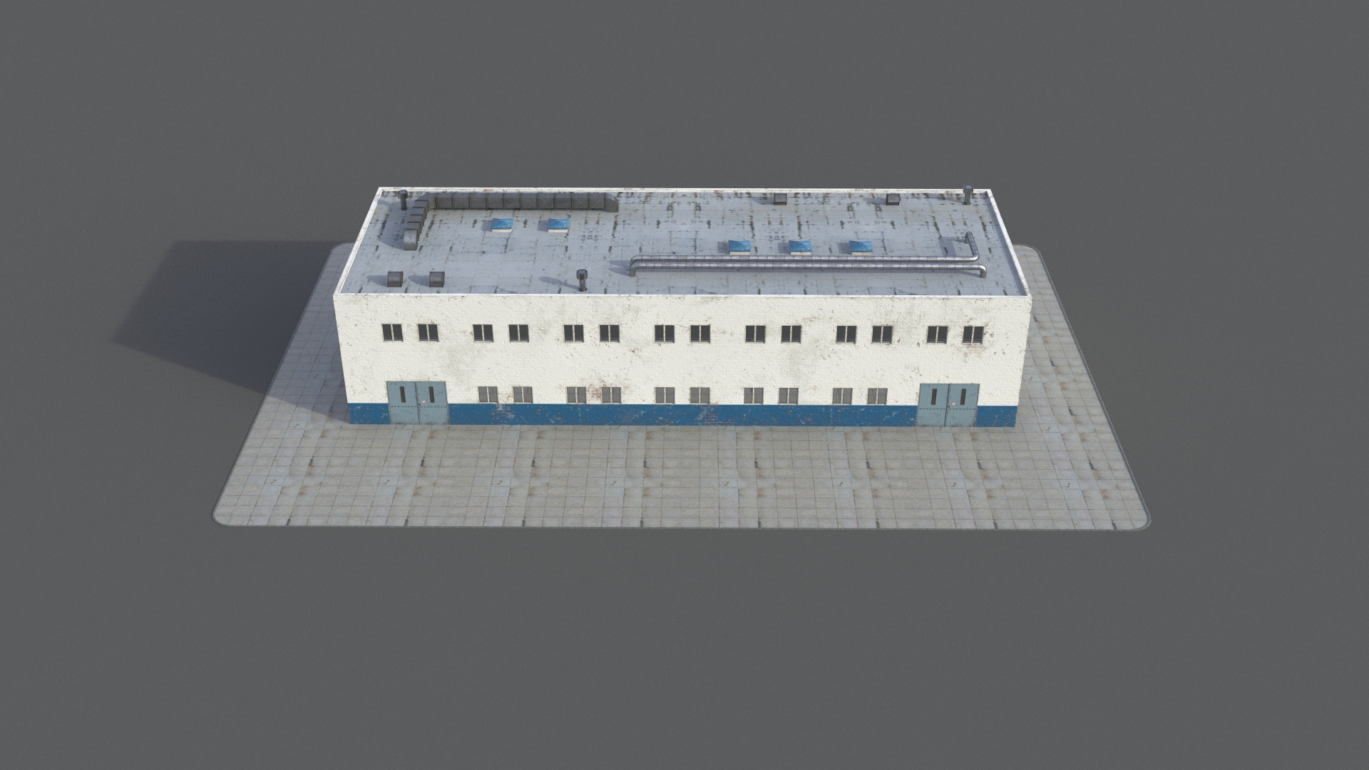 3D model industrial building unit - TurboSquid 1578866