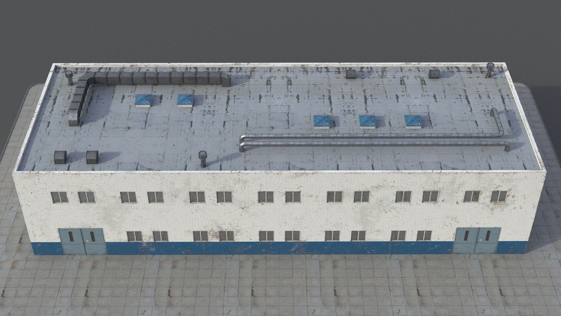3D model industrial building unit - TurboSquid 1578866