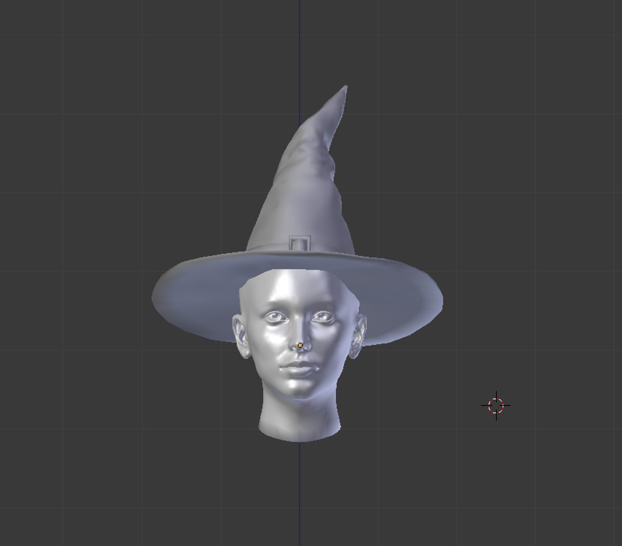 Leather witch hat strap model - TurboSquid 1420372