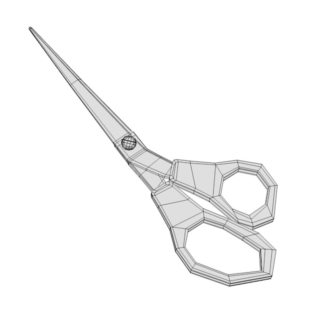 3ds scissors set