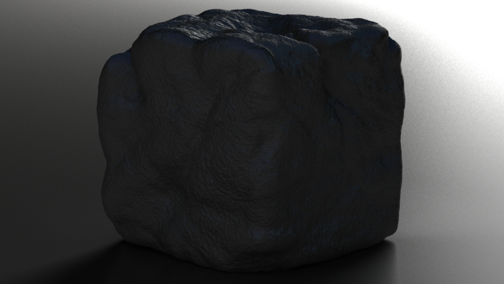 3d Stone Cube