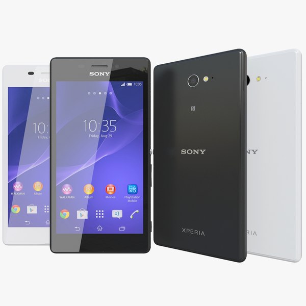 3d model realistic sony xperia m2