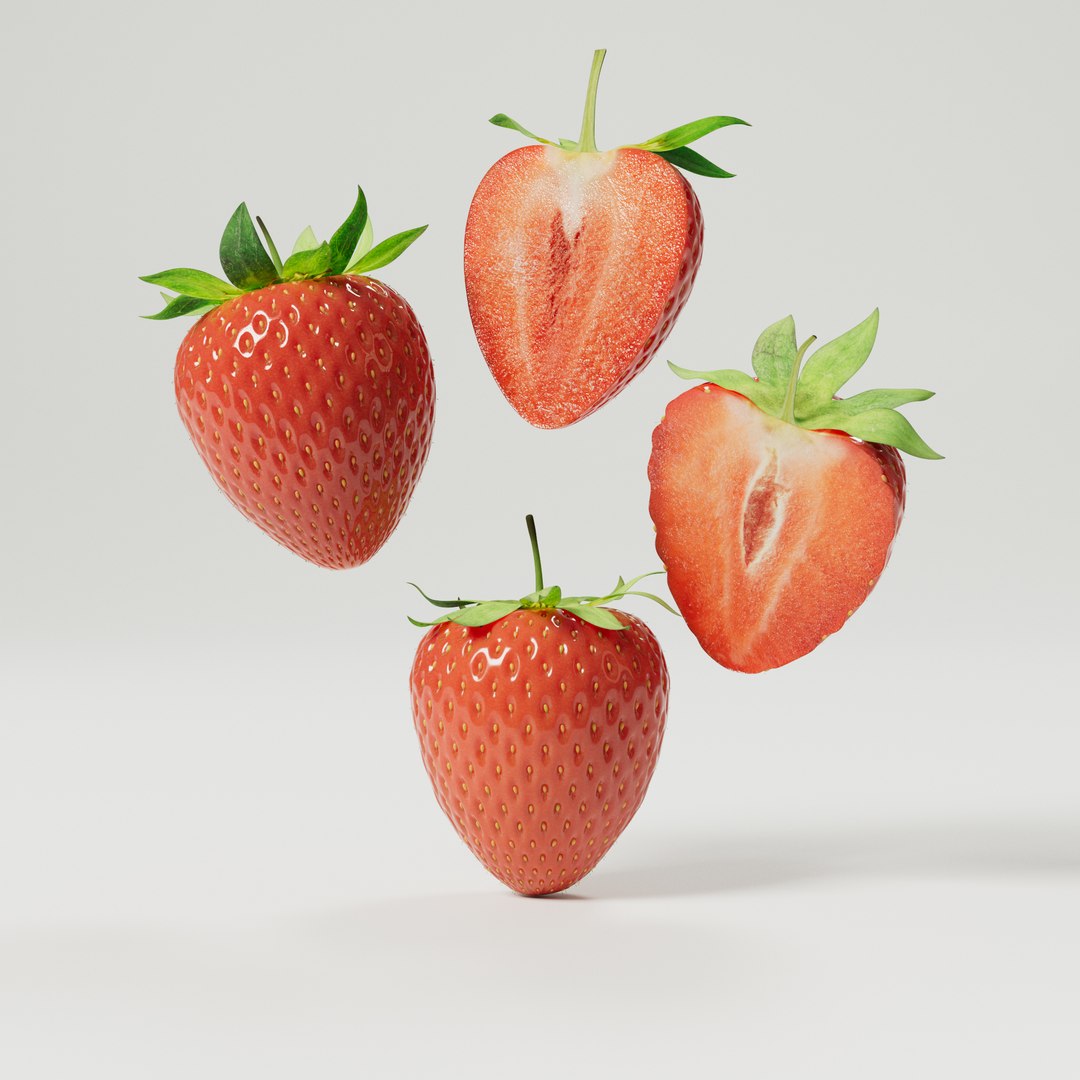 Strawberry 3D Model - TurboSquid 1873583