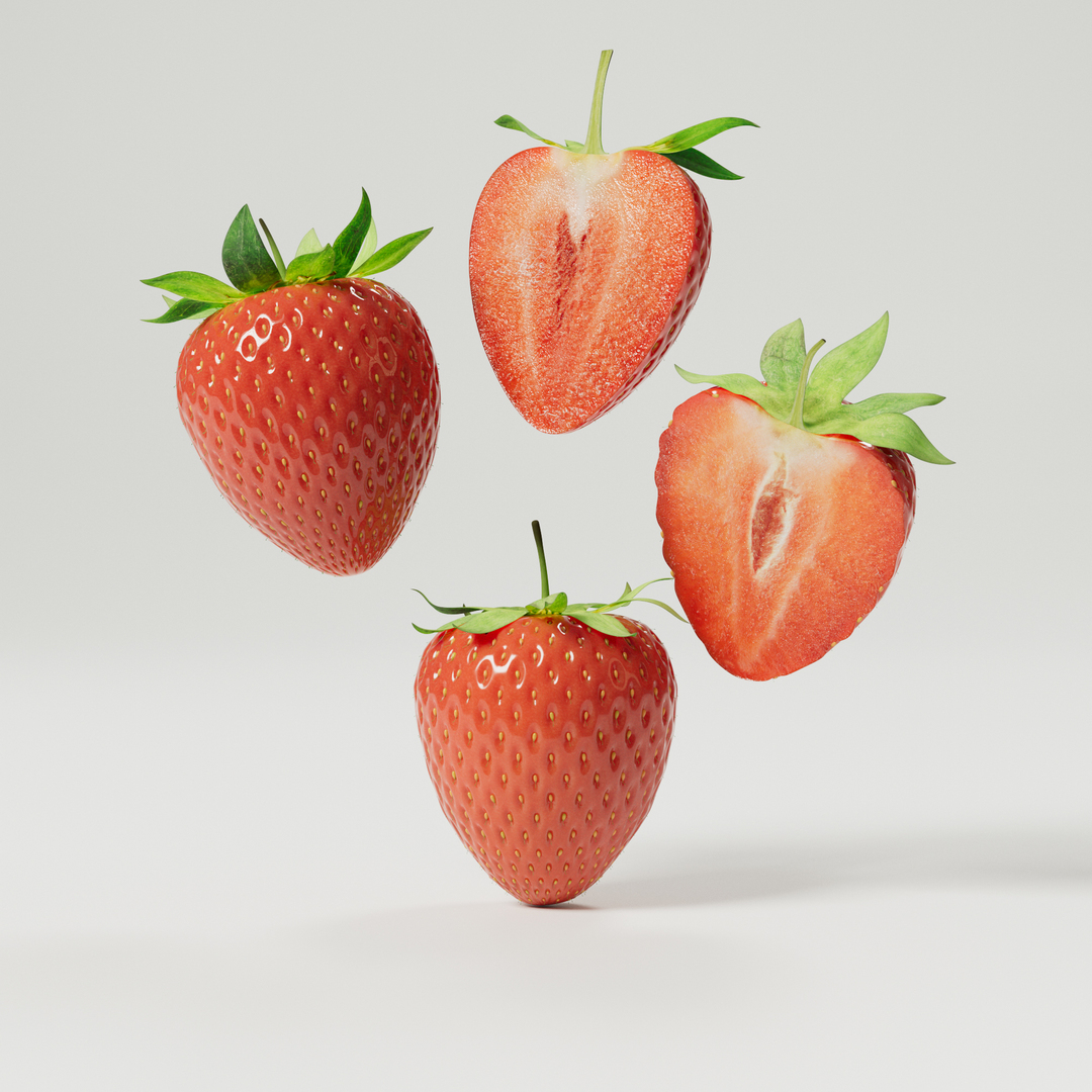 Strawberry 3D Model - TurboSquid 1873583