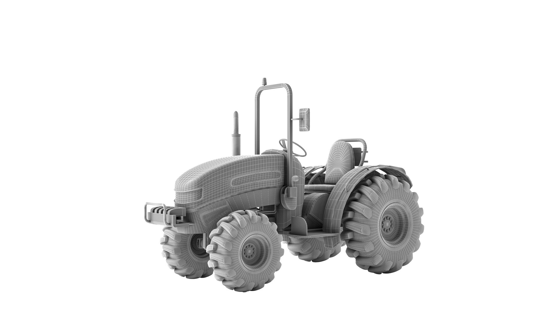 3D Farm Tractor 05 - TurboSquid 2227111