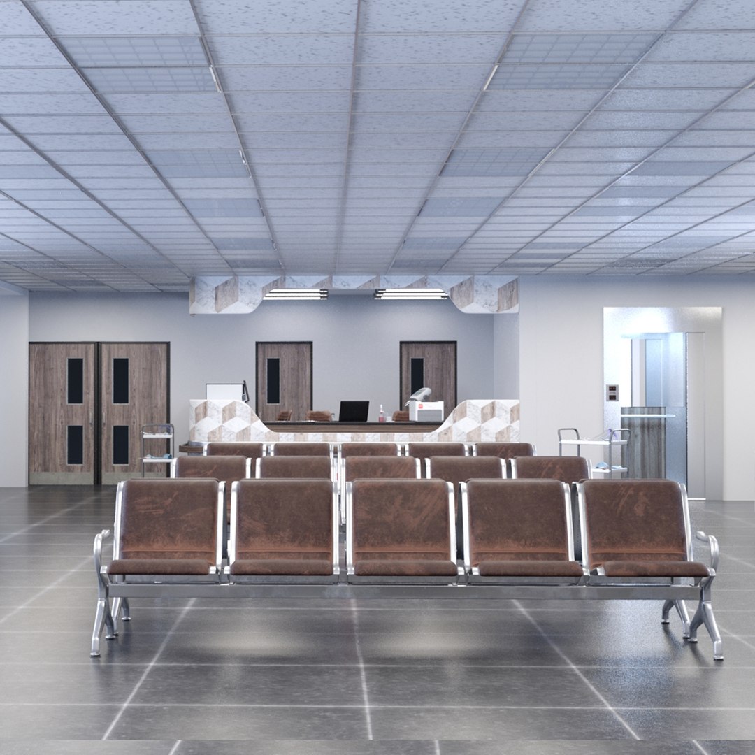 Hospital Hall 3D - TurboSquid 1799485