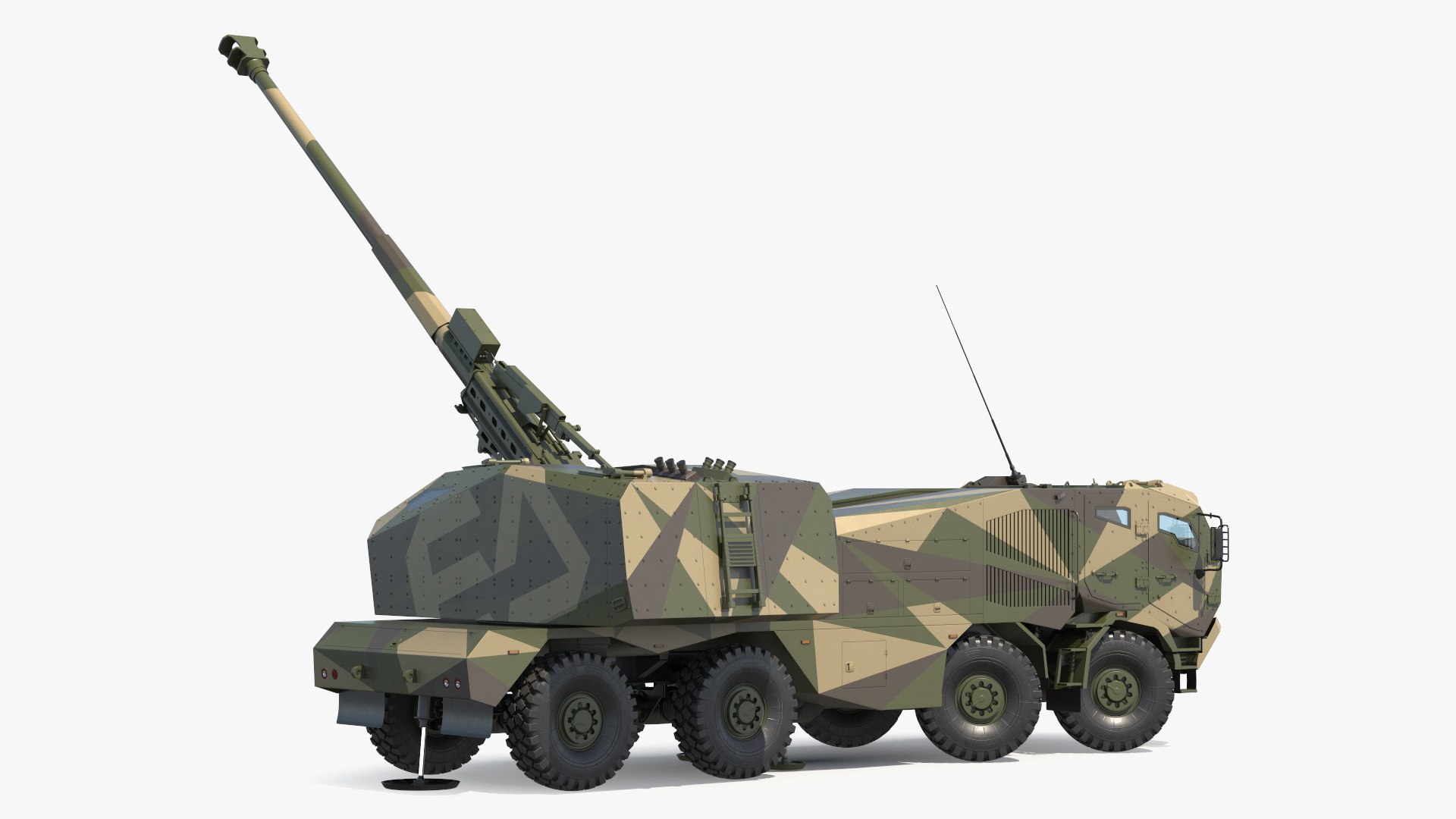 Morana Self-Propelled Howitzer Gun Rigged For Cinema 4D 3D - TurboSquid ...