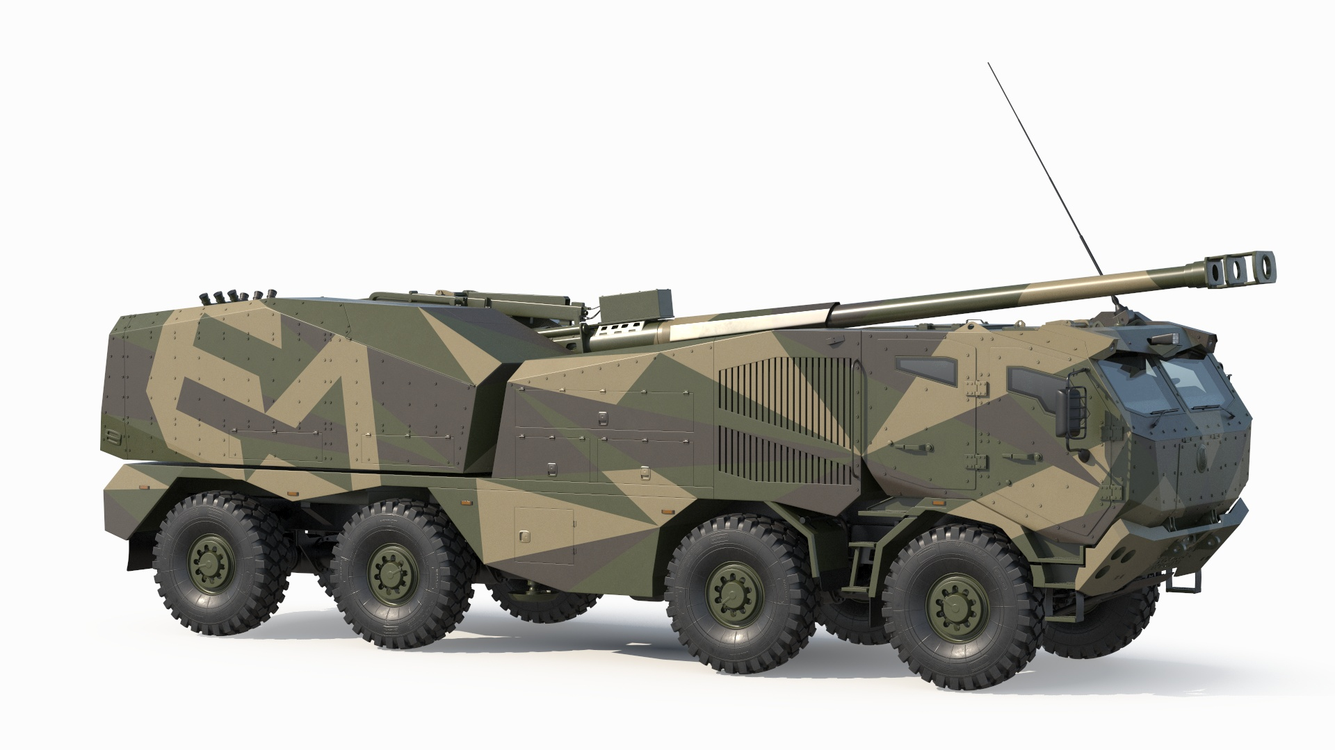 Morana Self-Propelled Howitzer Gun Rigged For Cinema 4D 3D - TurboSquid ...