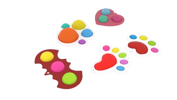 3D Simple Dimples Set model - TurboSquid 1767620