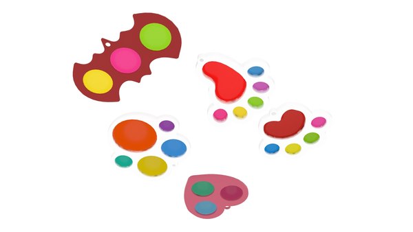 3D Simple Dimples Set model - TurboSquid 1767620