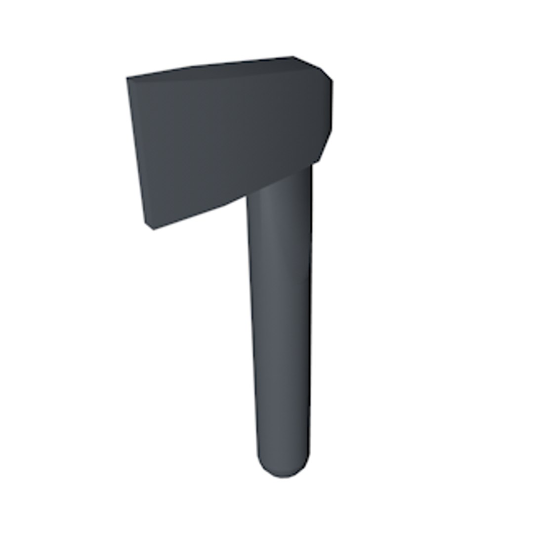 3d Model Lego Wood Axe