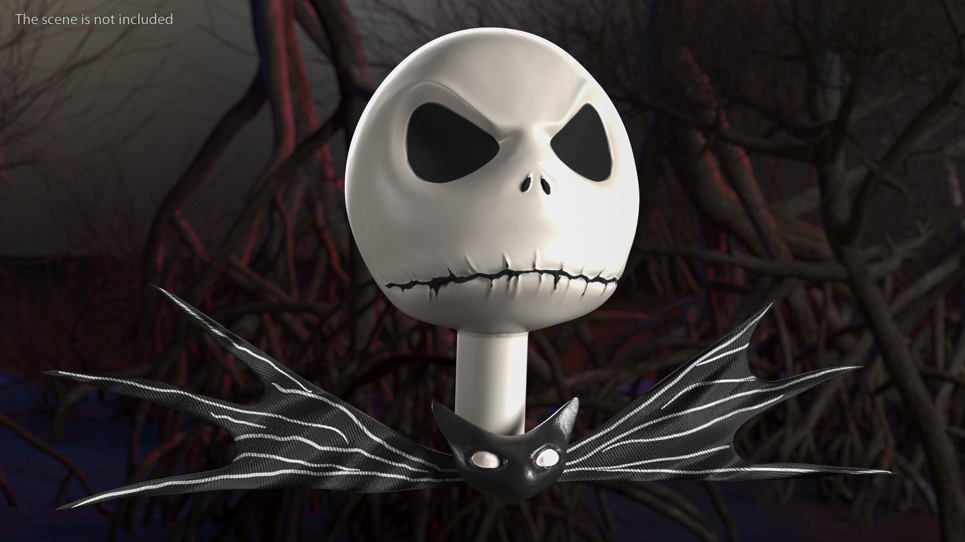 Head Of Jack Skellington Angry Model - TurboSquid 2007293