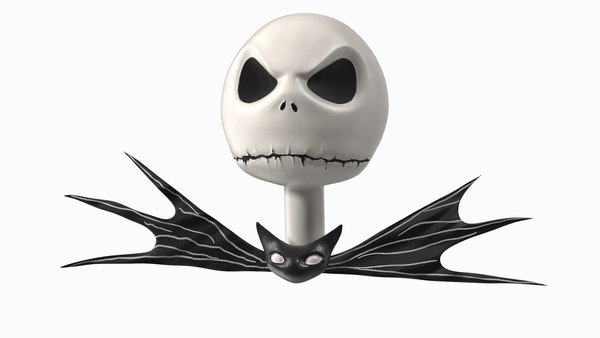 Head of Jack Skellington Angry model - TurboSquid 2007293