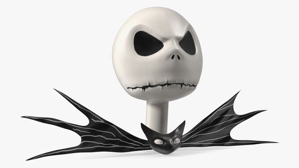 modelo 3d Cabeza de Jack Skellington enojado - TurboSquid 2007293