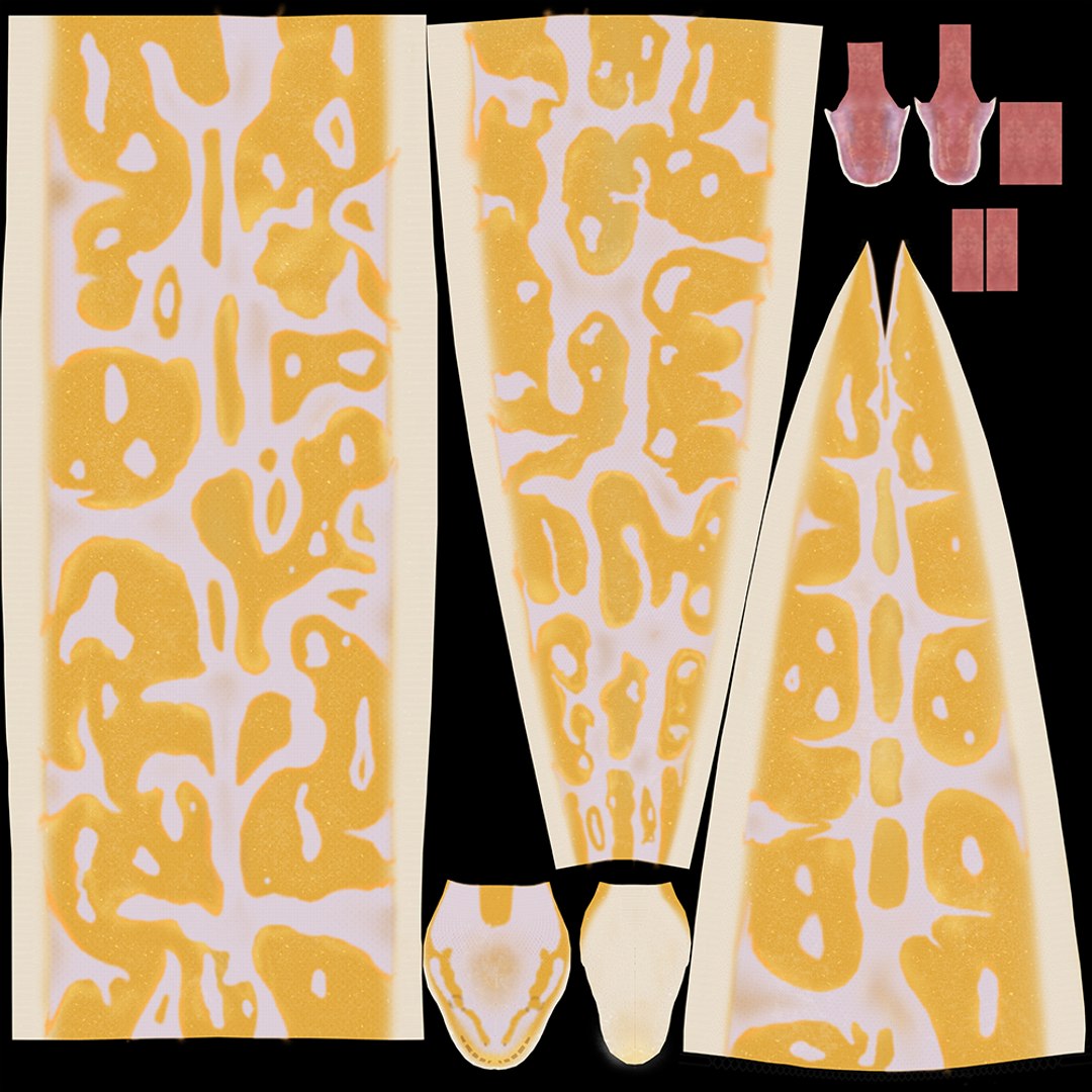 3d Max Albino Ball Python