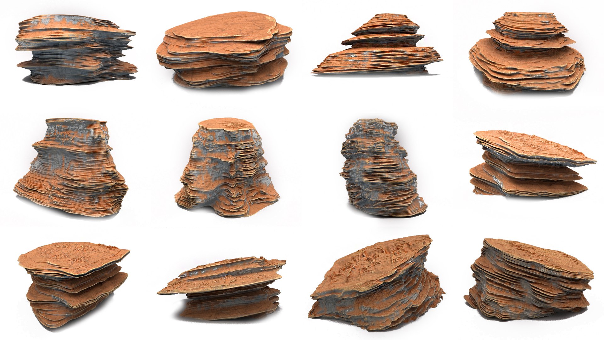 Martian Rocks Pack 10 3D Model - TurboSquid 1562842