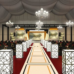 3D Banquet Models | TurboSquid