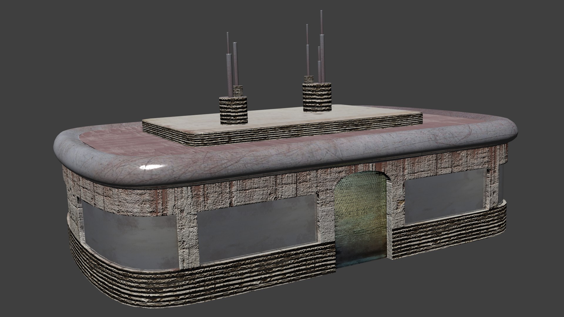 Scifi Building Obj